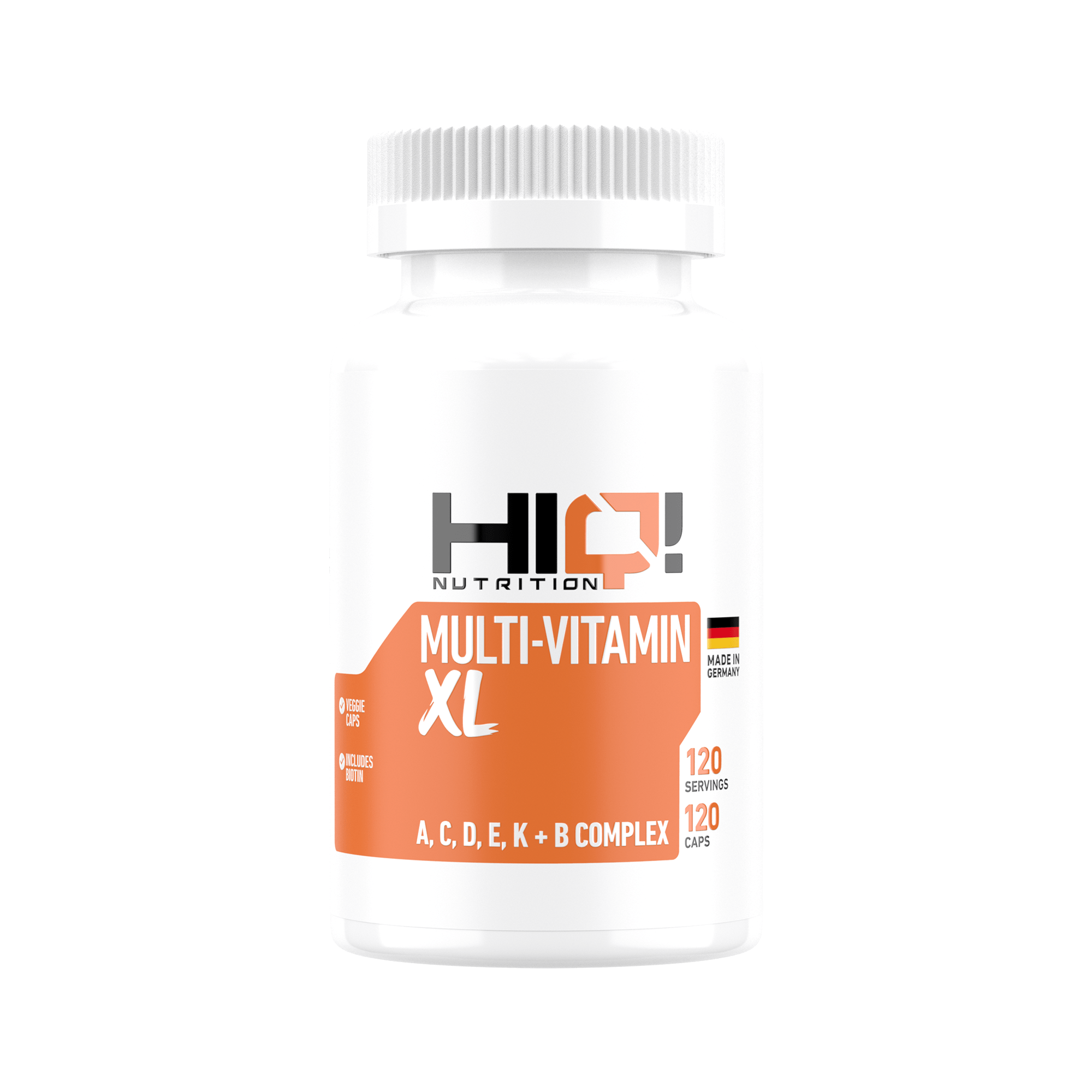 HIQ Multi-Vitamin XL 120 Kapsül – HIQ Nutrition
